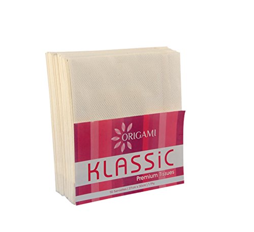 Origami Klassic Napkins - 50 Serviettes (Plain) : Amazon.in: Health ...