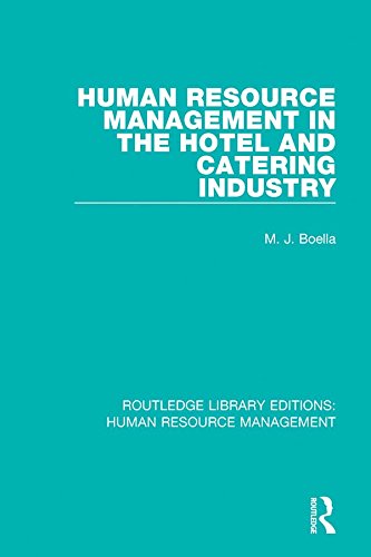 Human Resource Management in the Hotel and Catering Industry (Routledge ...