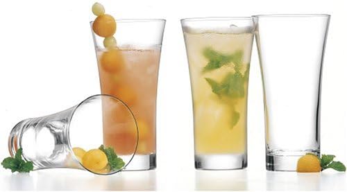 Amazon.com | Luigi Bormioli Vivaldi 15-1/2-Ounce Beverage Glasses, Set ...
