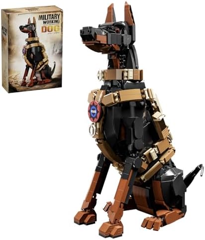 Amazon.com: GHQYTPR Doberman Pinscher Building Set 1376 Pieces ...