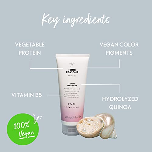 FOUR REASONS Color Mask Shampoo Sulfate Free Toning Purple Shampoo for ...