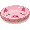 Amazon.com: Gift Boutique 122 Pcs Pink Pig Party Supplies Set 9" 7 ...