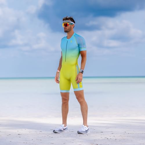 Snapklik.com : Synergy Triathlon Tri Suit - Mens Elite Short Sleeve ...