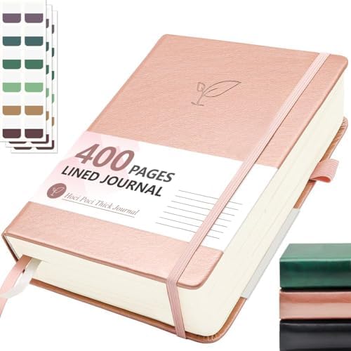 Amazon.com : Lined Journal Notebook 365 Pages, A4 Leather Journals for ...