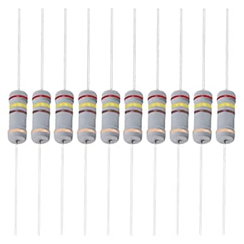 YOKIVE 50 PCS Carbon Film Resistors, 2W 240 Ohm 5% Tolerances Resistor ...