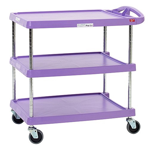 InterMetro Industries MY2030-34AP myCart Series 3-Shelf Utility Cart ...