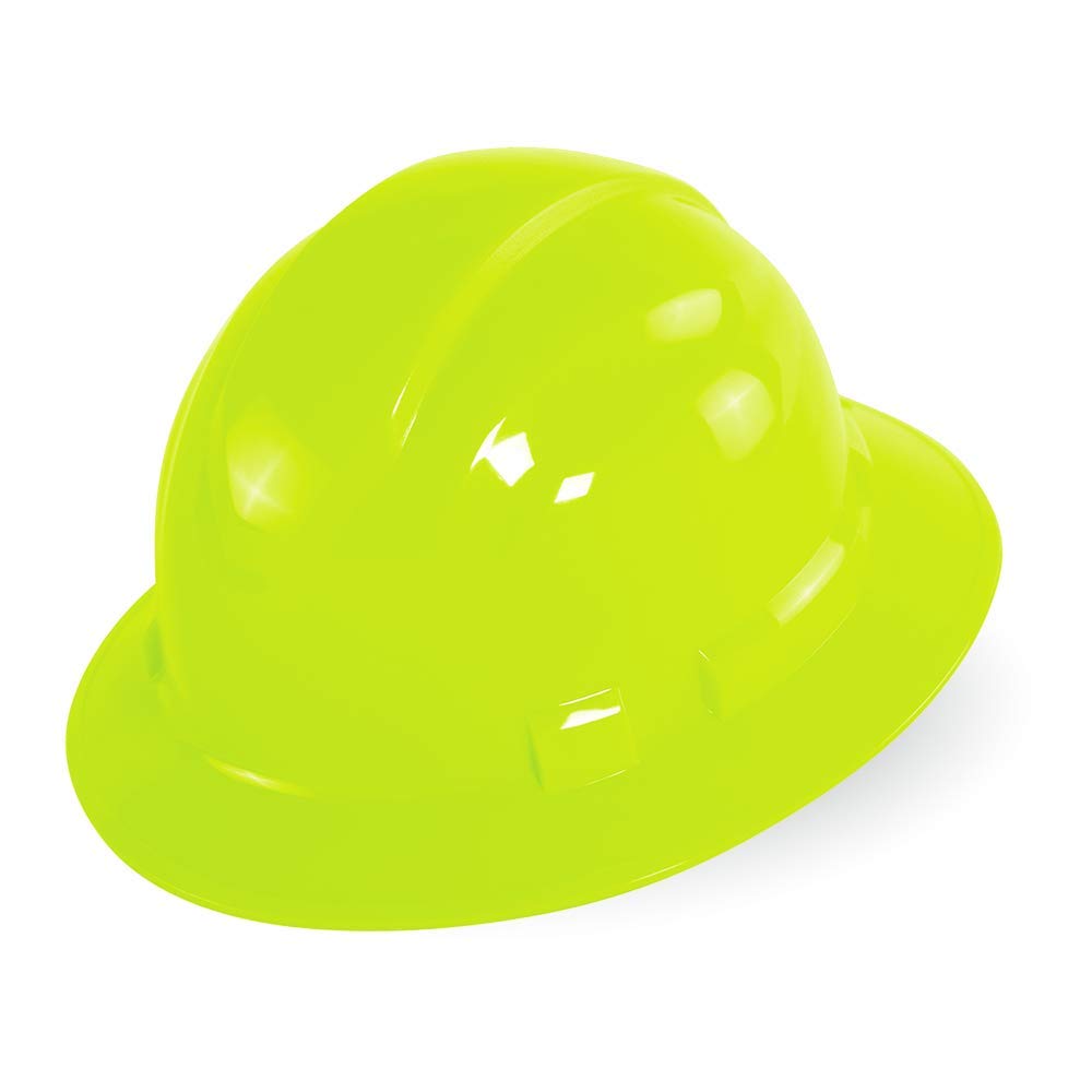 Buy Bullhead Safety Unvented Full Brim Hard Hat with Six-Point Ratchet ...