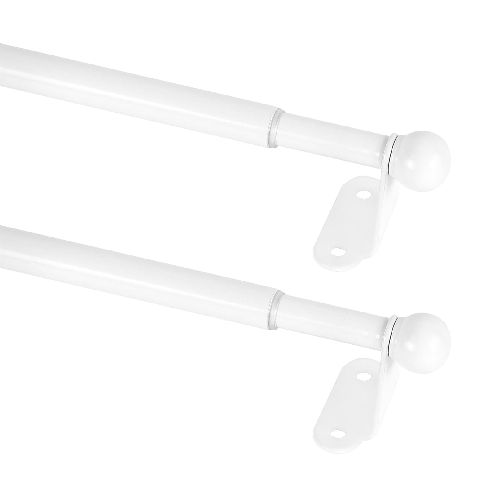 Amazon.com: KXLife 2 Pack Mini Short Curtain Rod 12-18 Inch, 1/2 ...