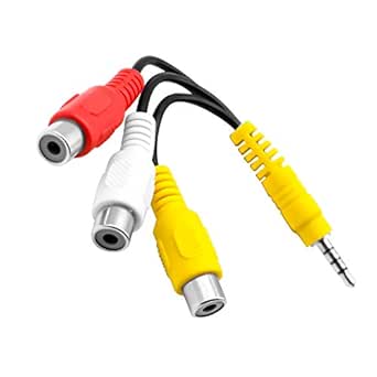 Replacement for TCL TV Video AV Component Adapter Cable, 3 RCA to AV ...