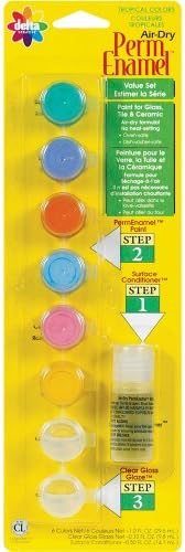 Amazon.com: Plaid Delta PermEnamel Paint Pot, Tropical Colors