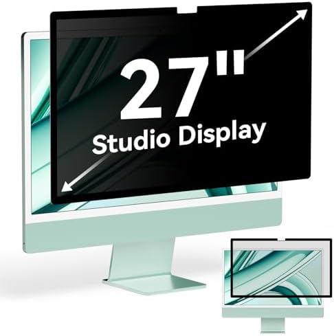 Amazon.com: [2024 New] Fully Removable 24 Inch Privacy Screen Filter ...