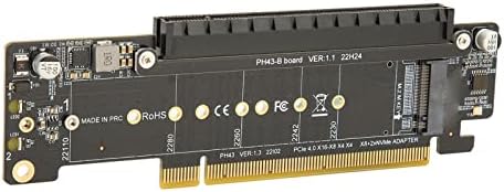 Amazon.com: JMT ADT-F36B-F37B-D8S PCI-e 4.0 X16 to X8 X8 MCIO ...