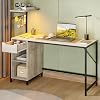 Amazon.com: Bestier 48 Inch Home Office Desk with Drawer, Computer Desk ...