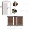 Porte accordéon intérieure sans perçage, Porte Pliante rétractable ...