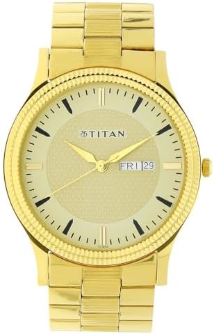 Titan Unisex Stainless Steel Analog Off-White Dial Watch-Nl1712Ym02 ...