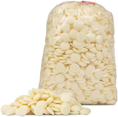 Amazon.com : White Melting Chocolate Wafers Melts by Chocolate Works ...