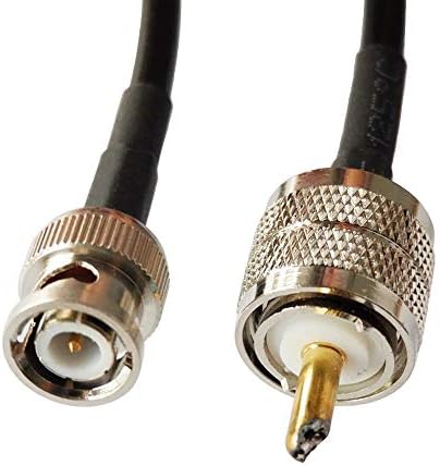Amazon | M型 BNCオス ケーブル UHFオス⇔BNCオス コネクター 高耐久RG58 同軸変換ケーブル アンテナ延長線 (1m) | KUMIKO | 同軸デジタルケーブル