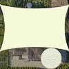 Amazon.com : BeQell Waterproof Sun Shade Sail Rectangle, 6.5'x10' Ivory ...