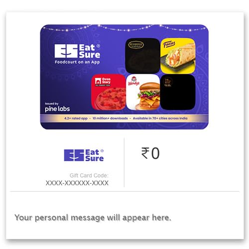 Eatsure | Flat 10% off | E-Gift Card | Instant Delivery | Valid for ...