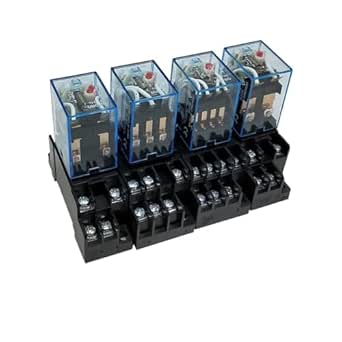 Amazon.com: LY2N-J/MY2N-J/MY3N-J/MY4N-J/relay 12V DC coil general purpose DPDT micro mini relay ...