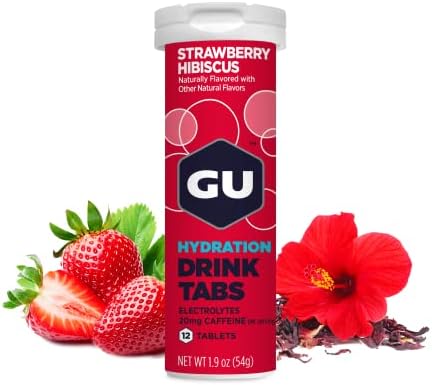 Amazon.com: GU Energy Hydration Electrolyte Drink Tablets, Enhanced ...