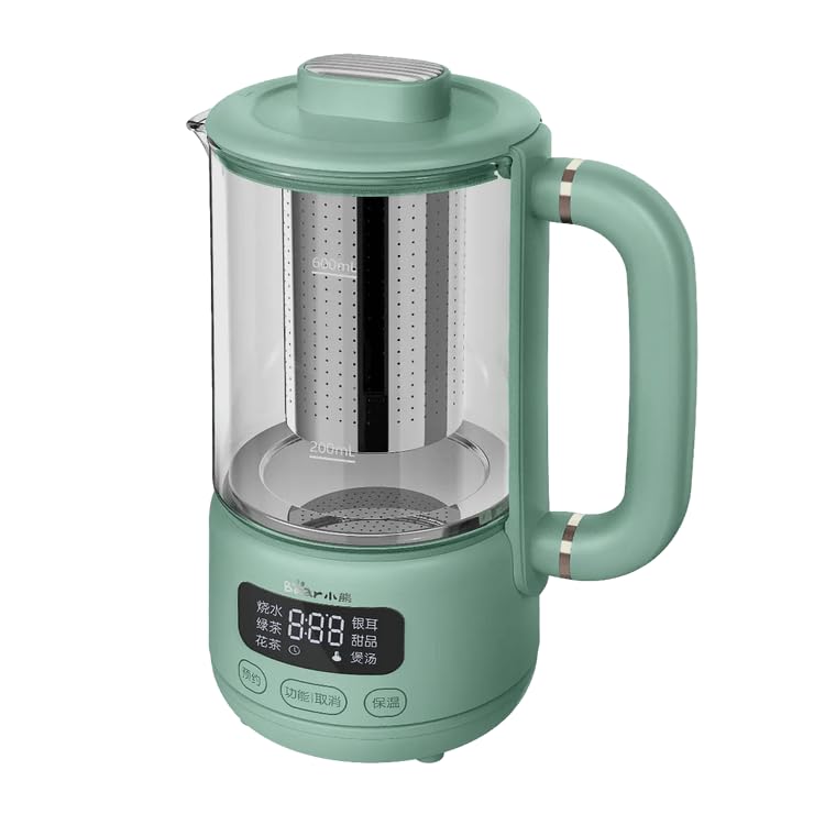 Amazon.com: Bear Mini Health Pot Electric water Tea Kettle 0.6L Forest Green YSH-C06Q6: Home ...