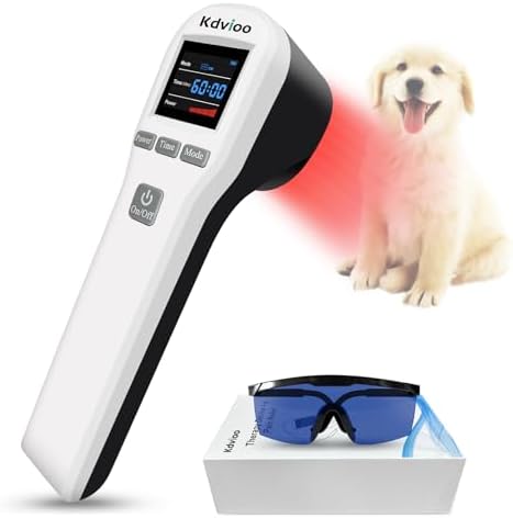 Amazon.com : Kdvioo Red Light Laser Therapy Device for Dogs, 4x808nm ...