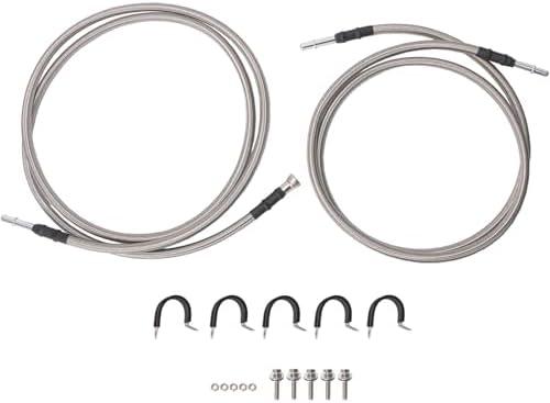 Amazon.com: 819-816 Stainless Steel Braided Fuel Line Kit fits for Chevy Silverado 1500/2500 ...
