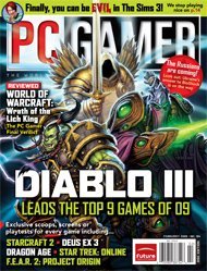 PC Gamer Magazine: Diablo III & Top Games of 2009 (February 2009): PC ...