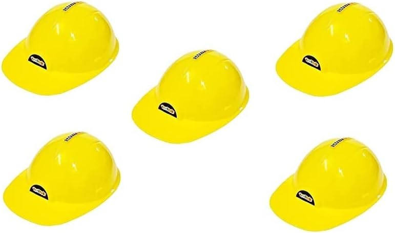Super Toy Kids Hat - Soft Plastic Yellow Construction Hats - Perfect ...