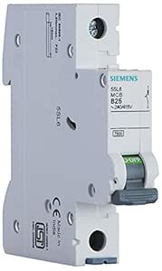 Siemens 5SL61047RC-4A 1P 1MW 7.5kA TYPE:"C" AC:240/415V 50-60Hz MCB ...