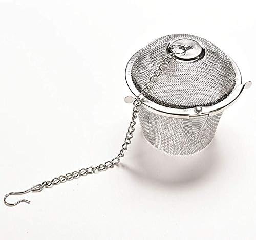 Crowd Clicks® Basket Shaped Tea Infuser with Extended Chain & Sturdy ...