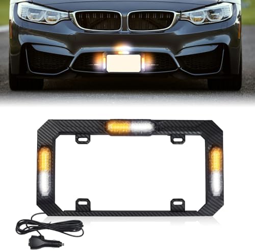 Amazon.com: BEEYEO 36 LED License Plate Strobe Light, Front/Rear Strobe ...