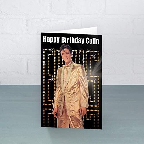 Happy Birthday Card From Elvis Elvis Presley Personalisation Birthday