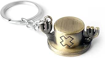 Amazon.com: ZYMUU Chopper Hat Anime Keychain One Piece Keychain, Small ...