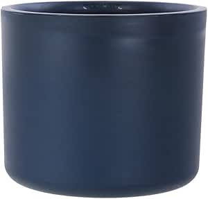 Gardenesque Ecomade Planter 35cm, Dark Blue, Reclaimed Ocean Waste ...