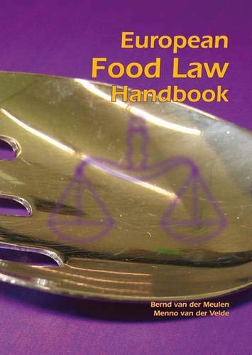 Amazon.com: European Food Law Handbook: 9789086860821: Van Der Meulen ...