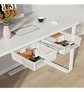 Amazon.com: 2 Pack Under Desk Drawers Self Adhesive Drawers for Under ...