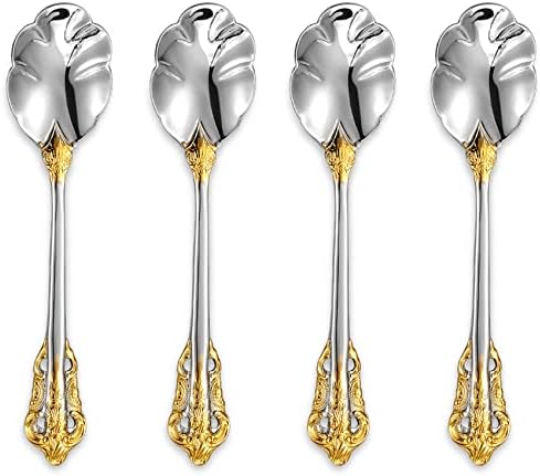 Amazon.com: Mini Spoons Set of 8 by Movalyfe Kitchen - Coffee Espresso ...