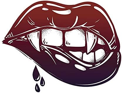 Amazon.com - Vampire Lip Bite # 2 Vinyl Decal Bumper Sticker (4" Wide)