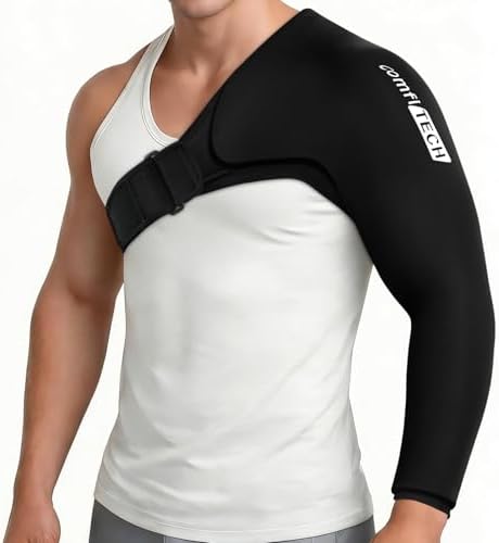 Amazon.com: ComfiTECH Shoulder Arm Ice Pack Wrap for Pitchers, Ice Arm ...