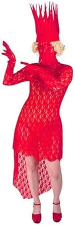 Amazon.com: Generic Pop Singer Diva Costume, Red : Clothing, Shoes ...