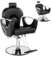 Amazon.com: Dangvivi Purple Salon Chair for Hair Stylist, Barber Chair ...