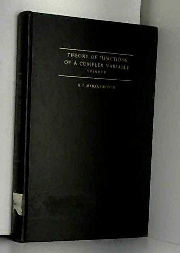 Amazon.com: Theory of Functions of a Complex Variable, Volume 2, revised English edition: A.I ...
