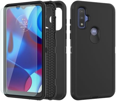 Amazon.com: Migeko for Moto G-Pure Case: with 1 Pack Glass Screen ...