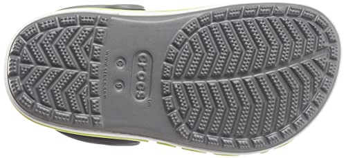 Crocs Bayaband Slate Grey /Lime Punch Clog-(207018-0GX)-5 Kids UK (C5 ...