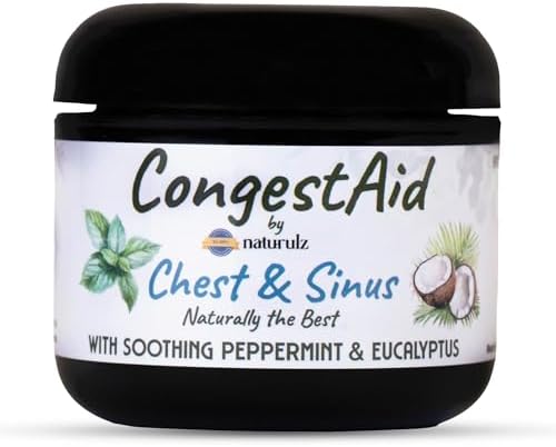 Amazon.com: Naturulz Congestaid 4oz – Petroleum-Free Sinus Rub, Natural ...