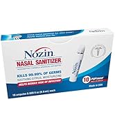 Amazon.com: Nozin® Nasal Sanitizer® Antiseptic Popswab® Ampules 10ct ...