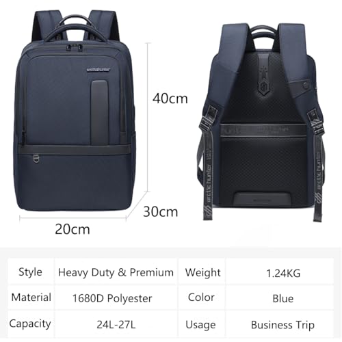 Arctic Hunter Business Backpack for Men Heavy Duty 27L Expanded Laptop ...
