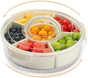 Amazon.com: SUNBABA Creative Turntable Storage Organizer Rotating Snack ...